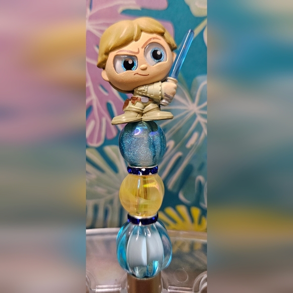 Hand Crafted | Office | Handcrafted Beaded Pen Luke Skywalker | Poshmark